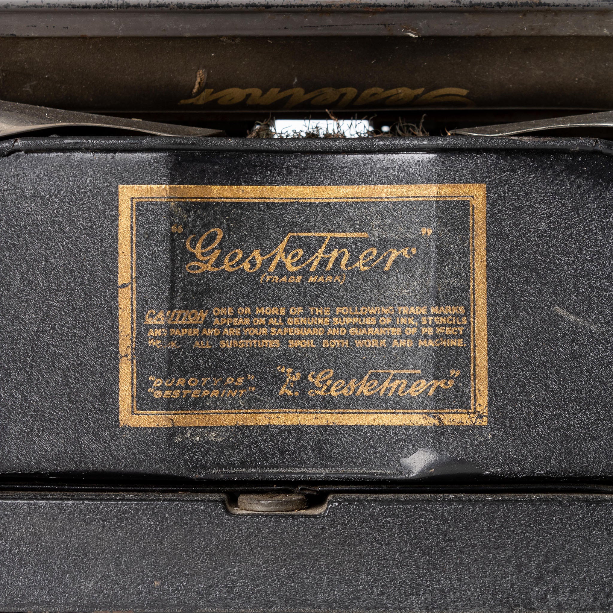 Gestetner Duplicating Machine – Iron Crow