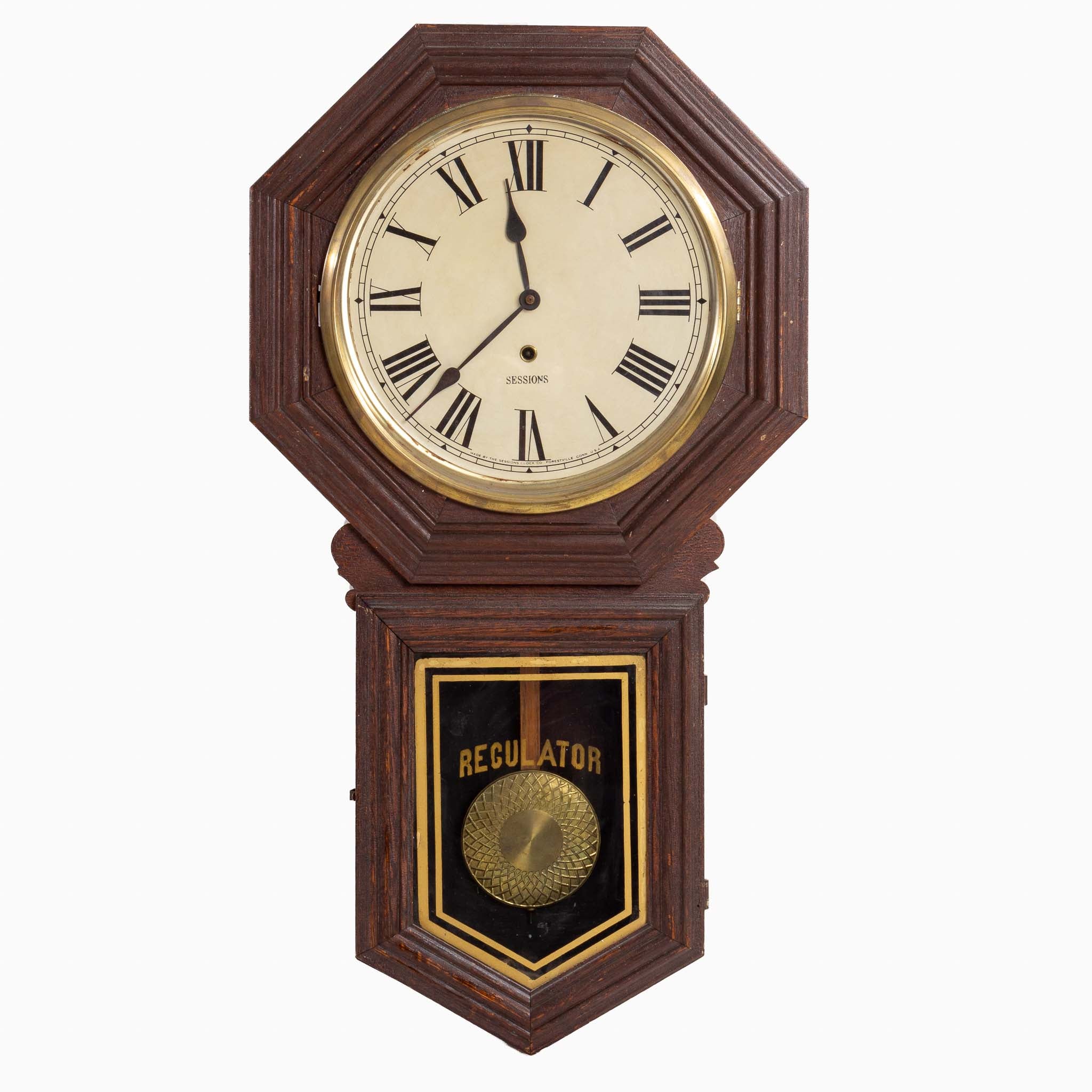 Sessions Regulator Wall Clock – Iron Crow