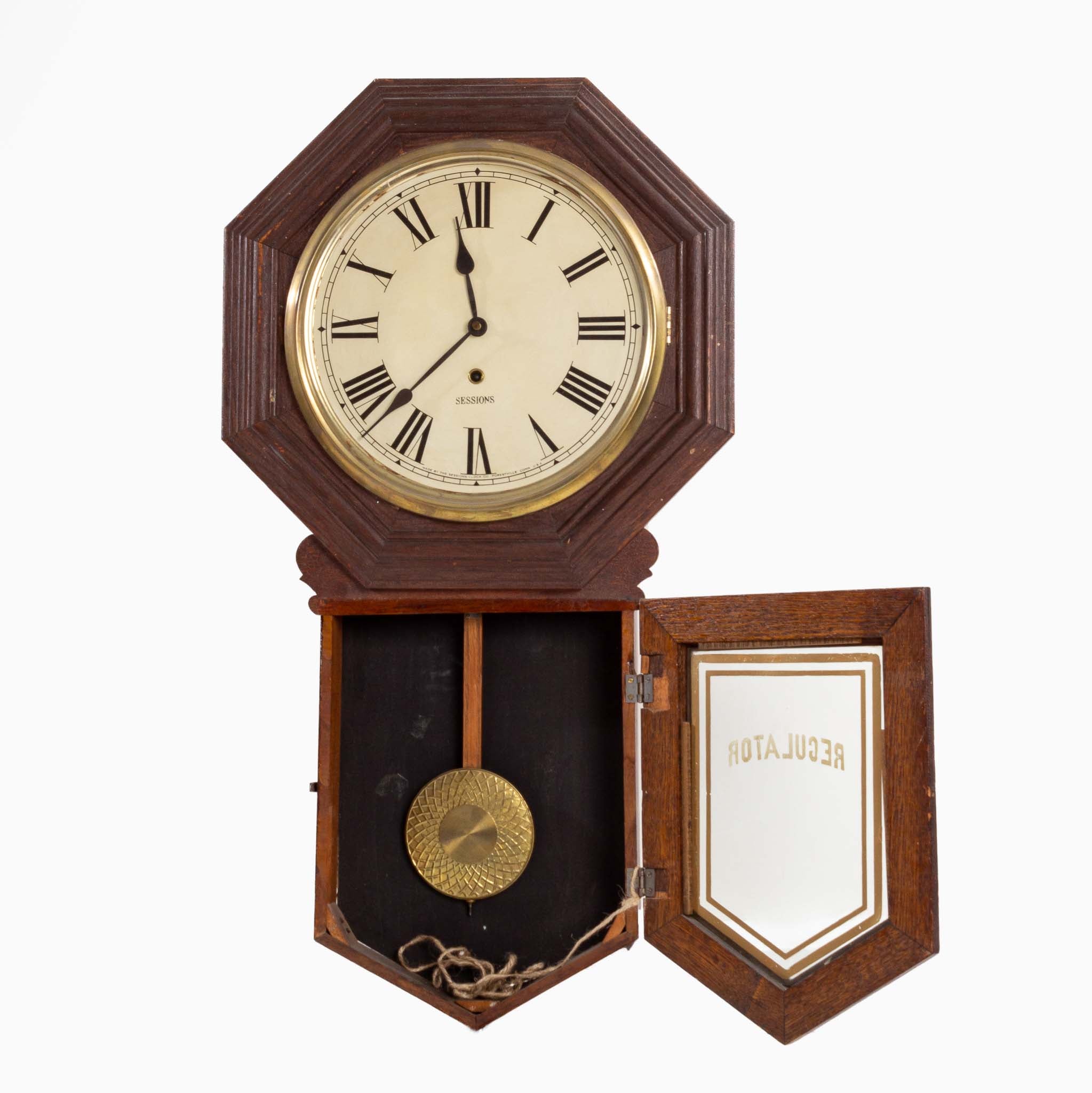 Sessions Regulator Wall Clock – Iron Crow