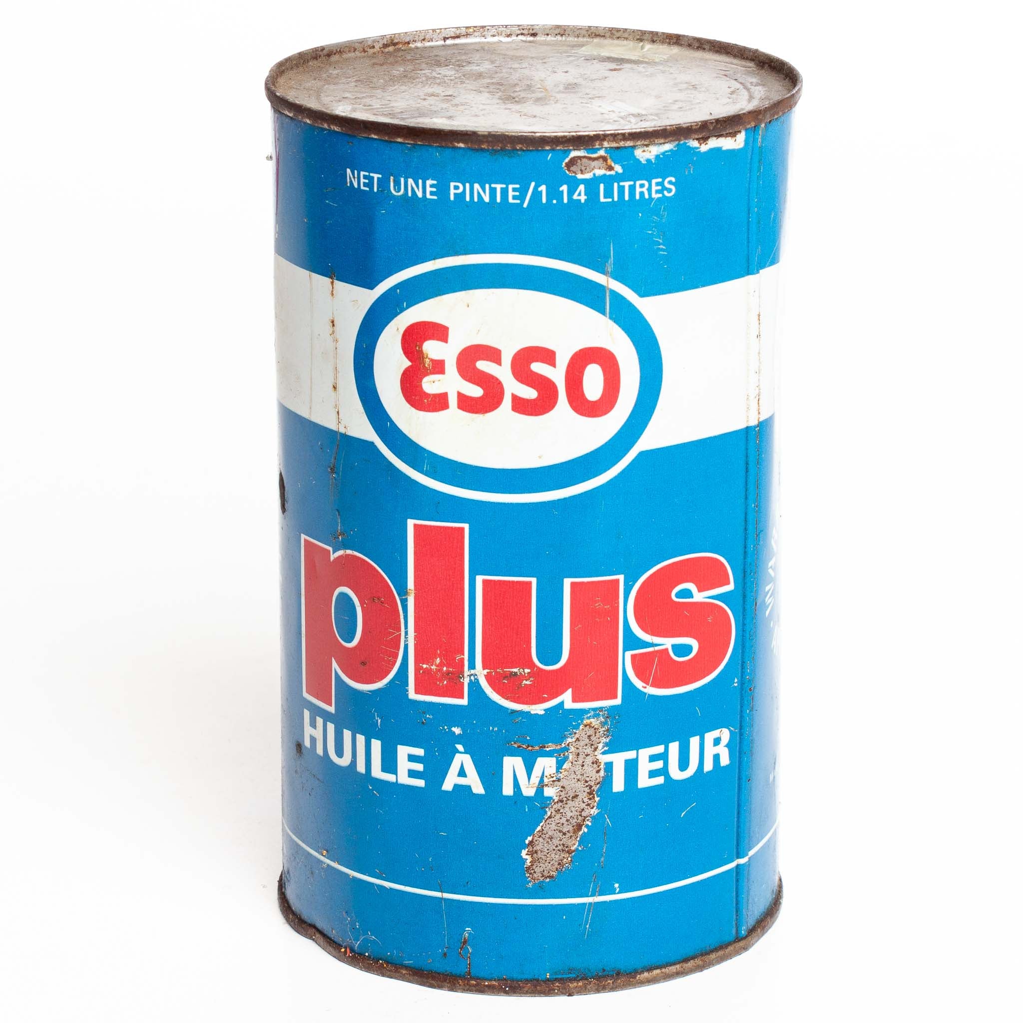 Esso Plus Oil Can 1-Qt Metal – Iron Crow