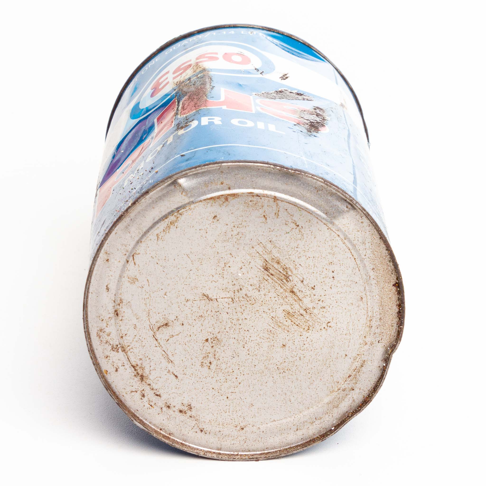 Esso Plus Oil Can 1-Qt Metal – Iron Crow