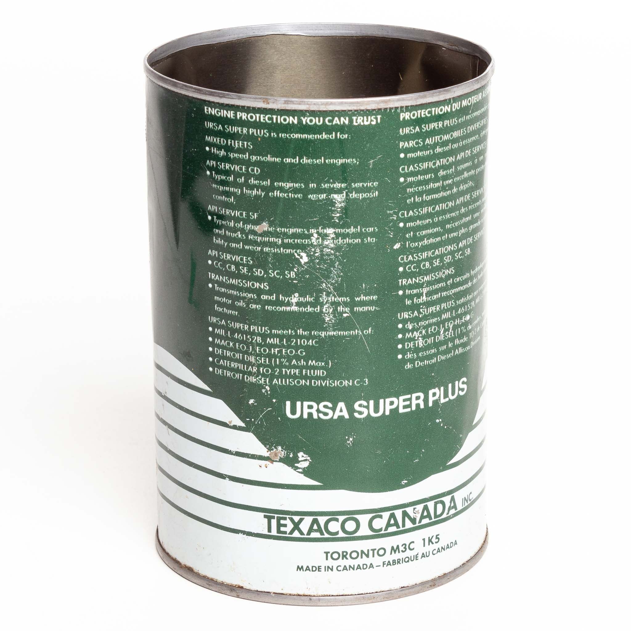 Texaco Ursa Super Plus Motor Oil 1 Qt No Top – Iron Crow